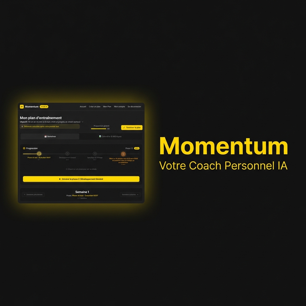 Momentum - Coach Athlétique Hybride & IA